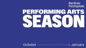Performing Arts Season